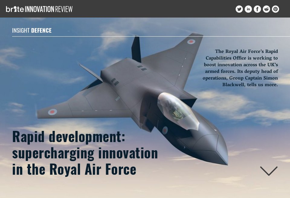 Rapid development: supercharging innovation in the Royal Air Force ...