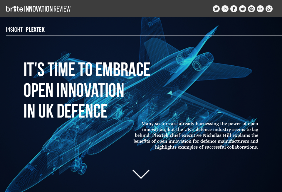 Plextek: It's time to embrace open innovation in UK defence - Brite ...