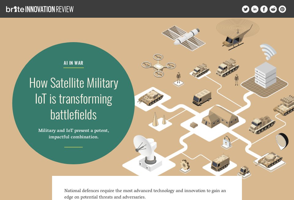 How Satellite Military IoT is transforming battlefields - Brite ...