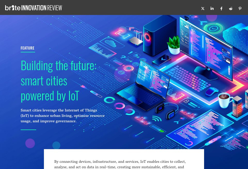 Building the Future: Smart Cities Powered by IoT - Brite Innovation ...