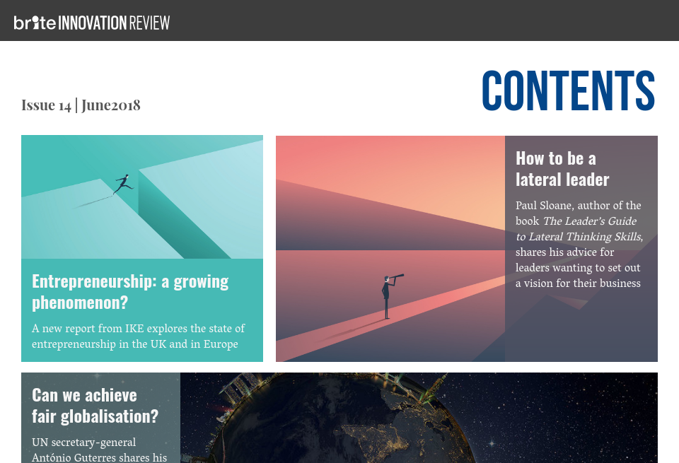 Contents - Brite Innovation Review | Issue 14 | June 2018