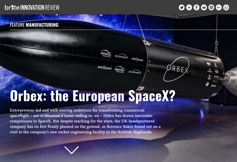 Orbex: the European SpaceX? - Brite Innovation Review | Issue 17 ...