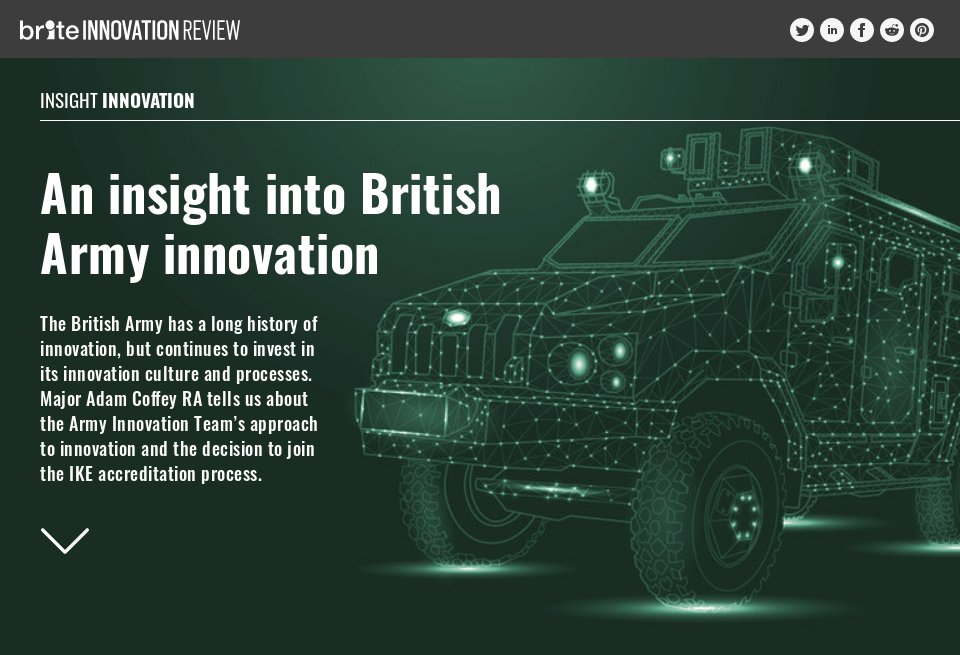 An insight into British Army innovation - Brite Innovation Review ...