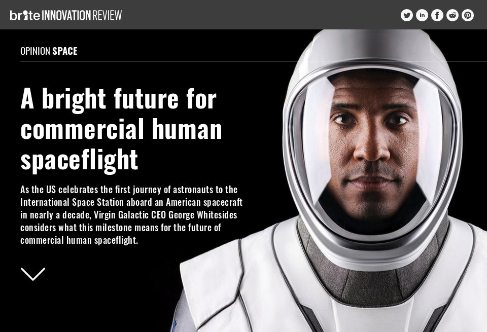 A bright future for commercial human spaceflight - Brite Innovation ...