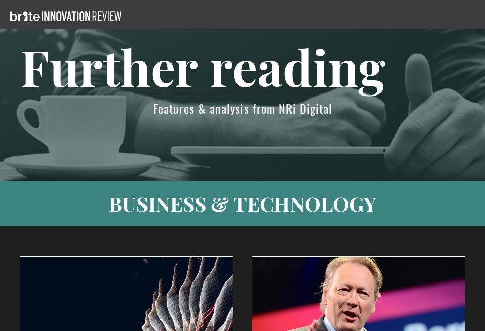 Further reading: features & analysis from NRi Digital - Brite ...